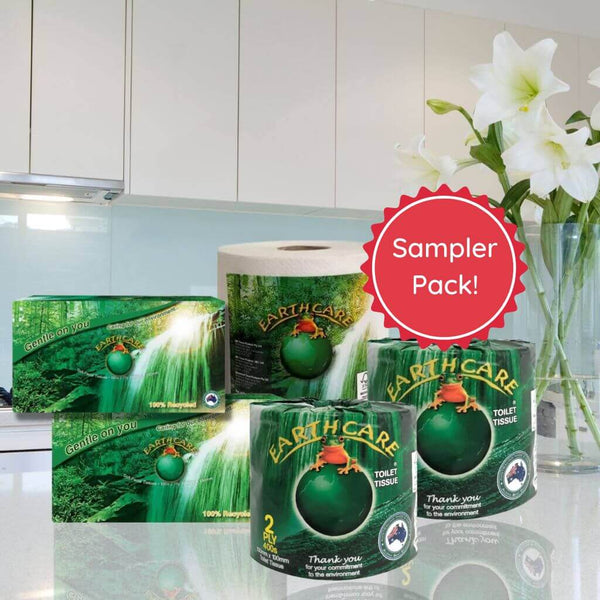 Basic Earthcare Kitchen & Bathroom Paper Sampler Pack - The WPop Shop
